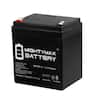 MIGHTY MAX BATTERY 12V 5AH SLA Battery Replacement for Ritar RT1250 ...