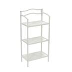 Flipshelf White 4-Tier Metal Wire Shelving Unit (26.75 in. W x 43 in. H ...