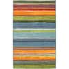 Mohawk Home Rainbow Multi 7 ft. 6 in. x 10 ft. Striped Area Rug 002822 ...