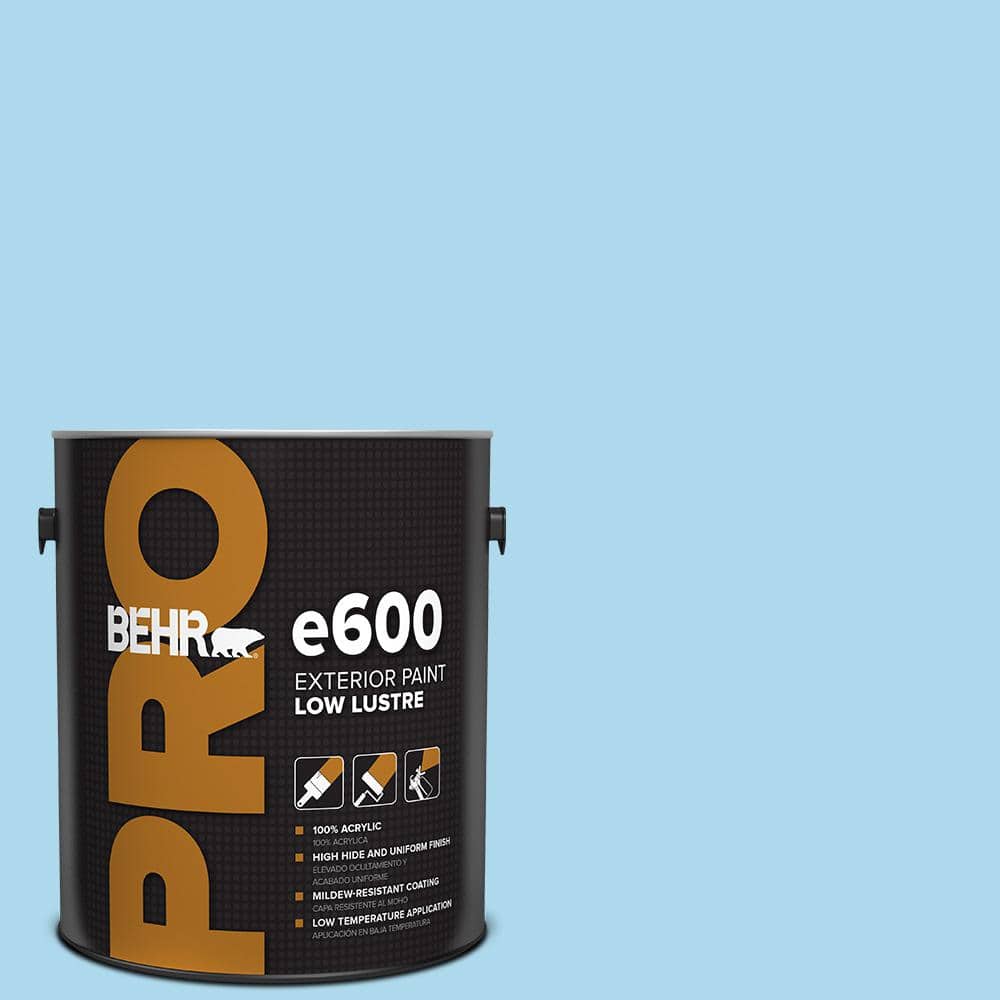 BEHR PRO 1 gal. #540A-3 Blue Feather Low Luster Exterior Paint PR62001 ...