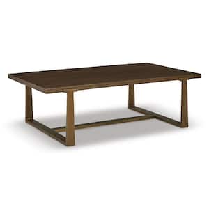 Signature DESIGN BY ASHLEY Breckington 56.25 in. Dark Brown Rectangle ...