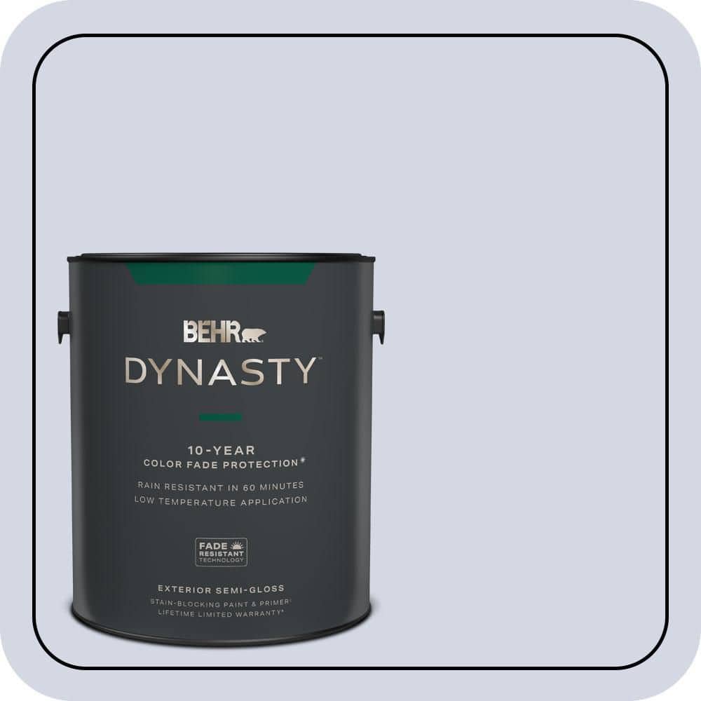 BEHR DYNASTY 1 gal. #S540-1 So Blueberry Semi-Gloss Exterior Stain ...
