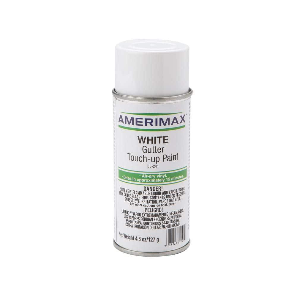 Amerimax Home Products 4 5 Oz White Touch Up Spray Paint For Gutter