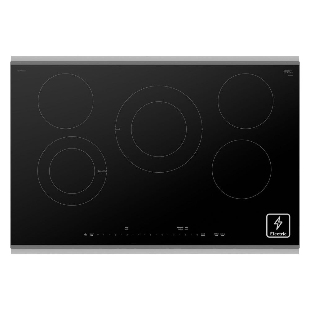 Bosch Benchmark Series 30 in. Radiant Electric Cooktop in Black with 5 ...