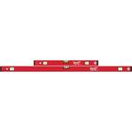 Milwaukee 24 in./48 in. REDSTICK Compact Box Level Set MLCMS48 - The ...