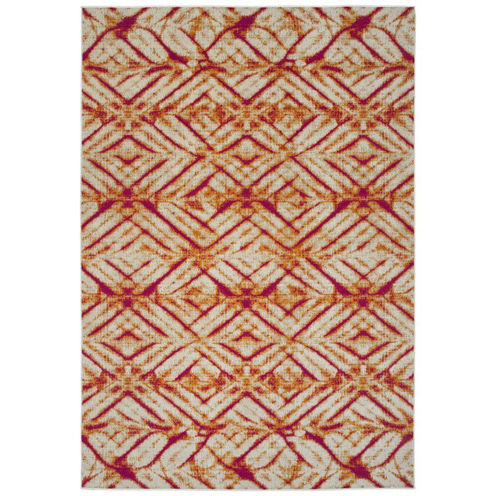 Kaleen Legata Collection Orange 2'2" x 7'6" Residential Indoor-Outdoor ...
