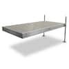 Tommy Docks 8 ft. Straight Aluminum Frame with Gray Titan Platinum ...
