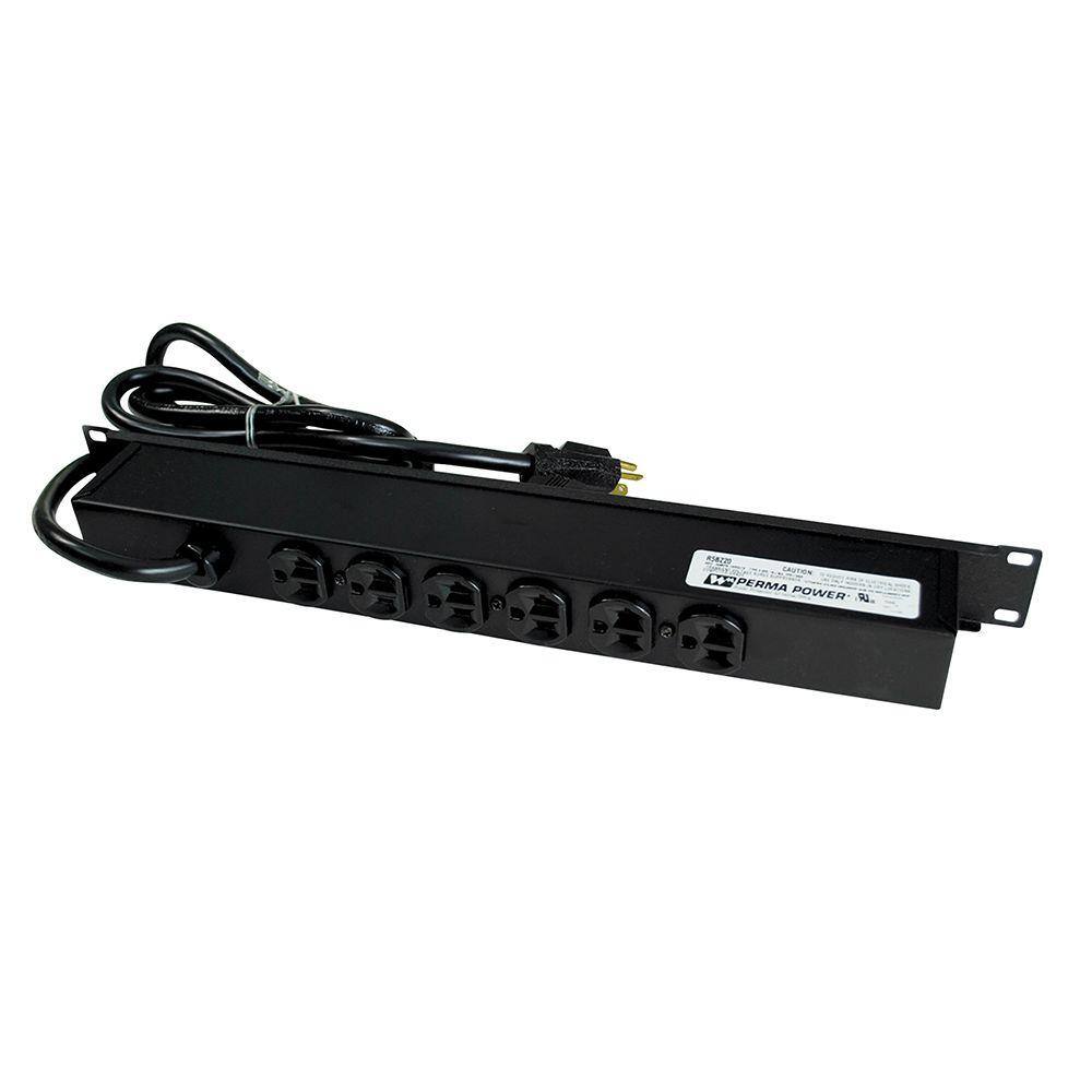 Legrand Wiremold Perma Power 6-Outlet 20 Amp Rackmount Computer Grade ...