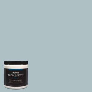 BEHR DYNASTY 1 gal. #PPU13-14 Ozone One-Coat Hide Satin Enamel Interior ...