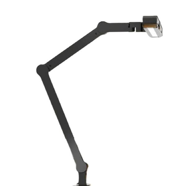 Etokfoks 28.3 in. Black Finish LED Clip-On Desk Lamp 24W Ultra Bright ...