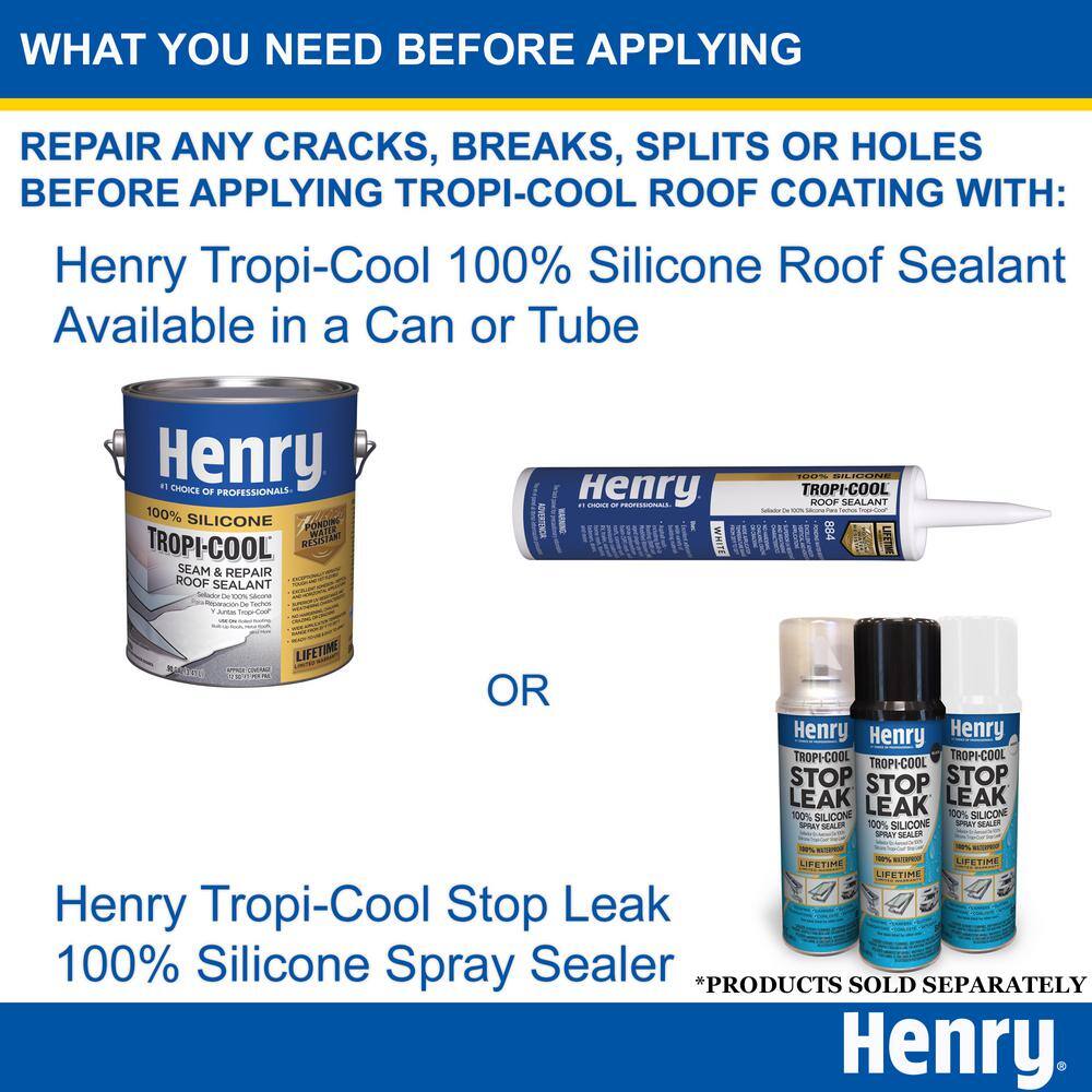 887 Tropi-Cool 100% Silicone White Roof Coating 4.75 gal. Best Deals ...