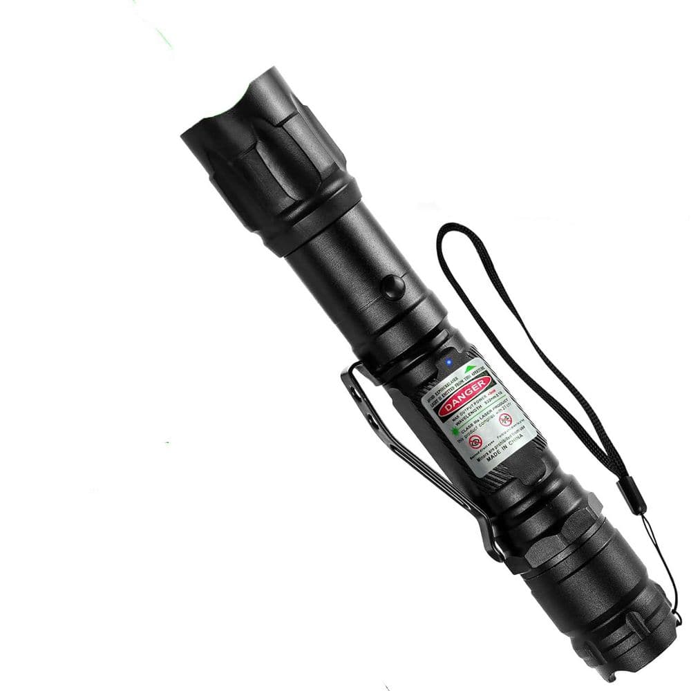 Lukyamzn Rechargeable Green Light Beam Flashlight Long Distance Range ...