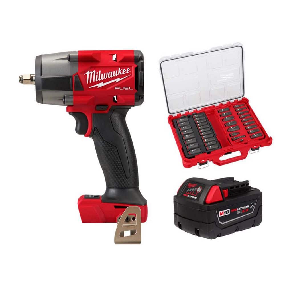 Milwaukee M18 FUEL GEN-2 18V Lith-Ion Mid Torque Cordless 3/8 in ...