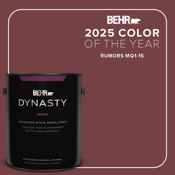 BEHR DYNASTY 1 gal. #MQ1-15 Rumors One-Coat Hide Eggshell Enamel ...