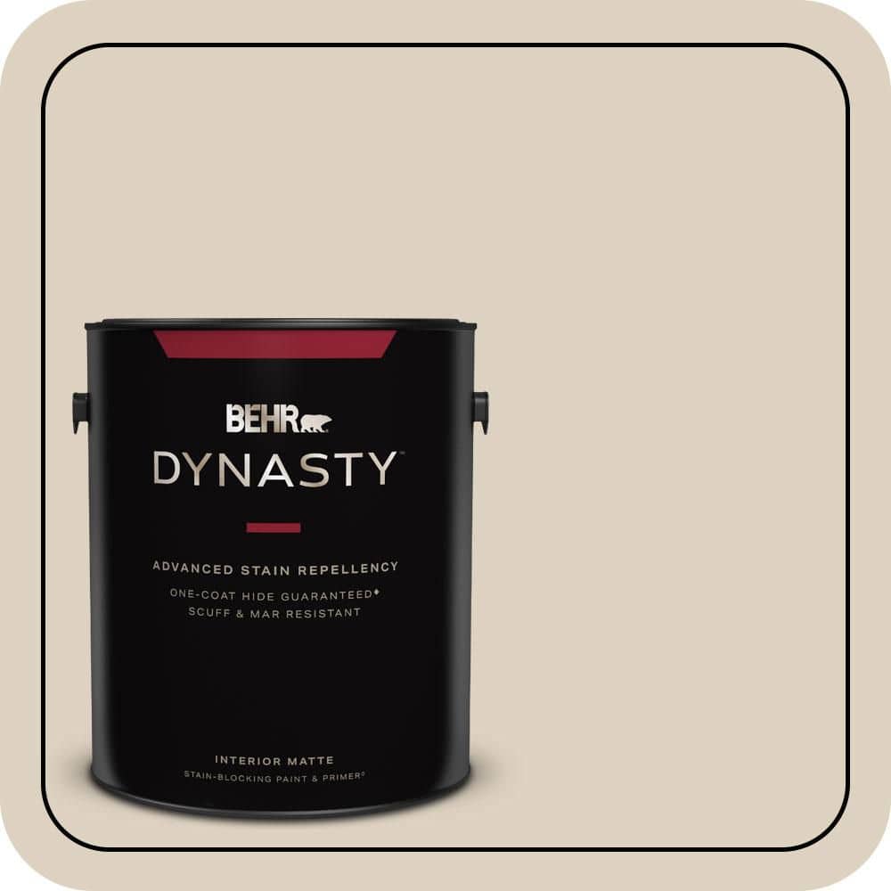 BEHR DYNASTY 1 gal. #PPU7-10 Roman Plaster One-Coat Hide Matte Interior ...