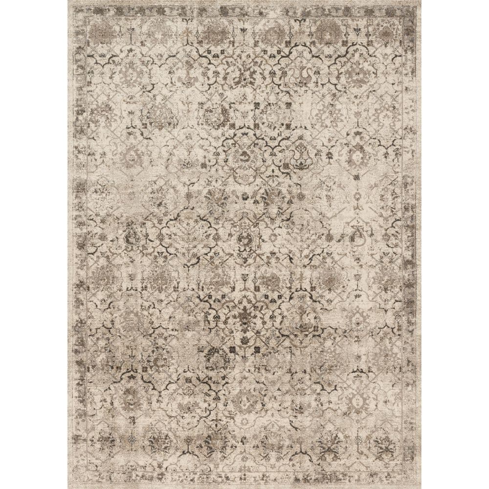 StyleWell Avery Sand 5 Ft. x 8 Ft. Traditional Vintage Area Rug ...