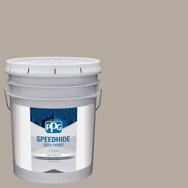 SPEEDHIDE MaxPrime 5 gal. PPG14-01 Shadow Taupe Flat Interior Primer ...