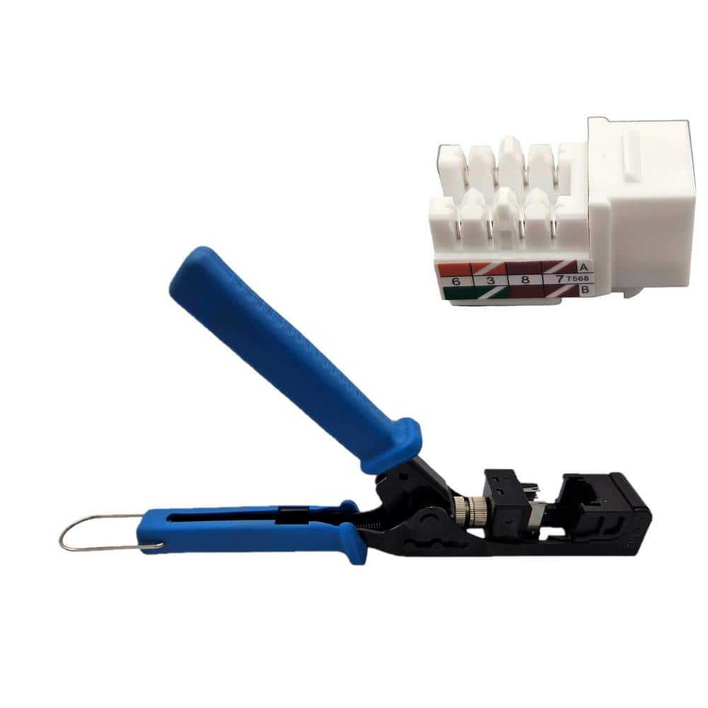 Micro Connectors, Inc Keystone Jack Termination Tool plus Cat 6 ...
