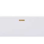 HYDRO SYSTEMS Linear Integral Waste and Overflow in White LWO.WHI