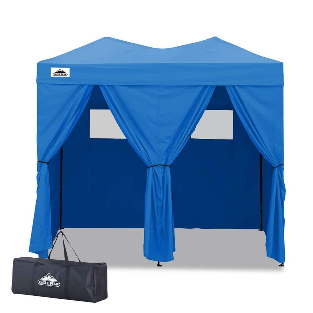 Reviews for EAGLE PEAK 8 ft. x 4 ft. Light Blue Flex Double Room Pop Up ...