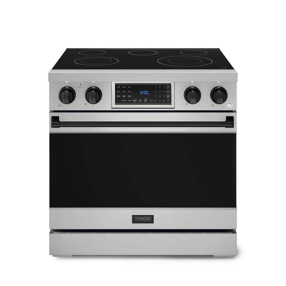 Thor Kitchen Gordon Ramsay Series 36 in. 5-Burner Elements Freestanding ...