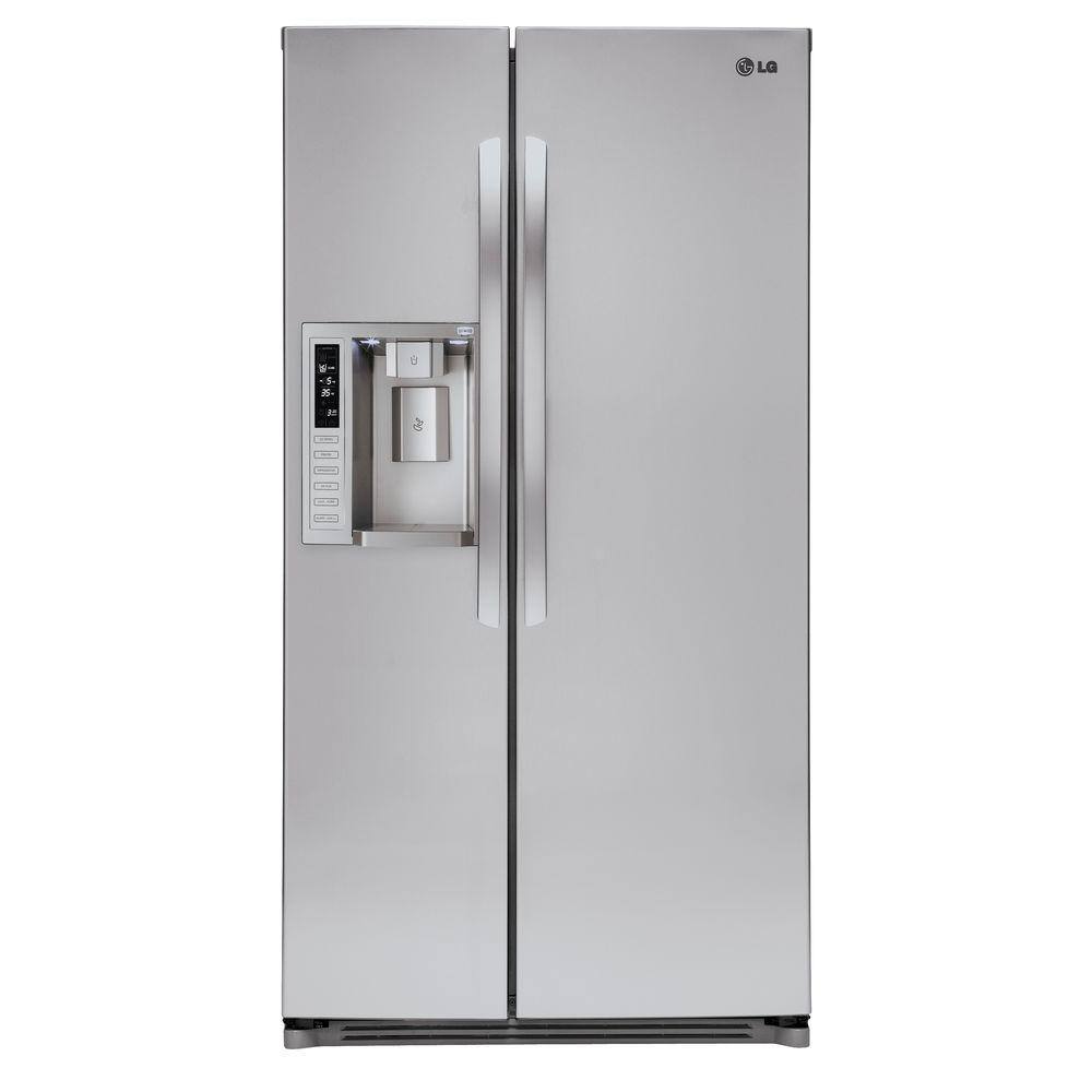 Reviews for LG 26.5 cu. ft. Side by Side Refrigerator in Stainless ...