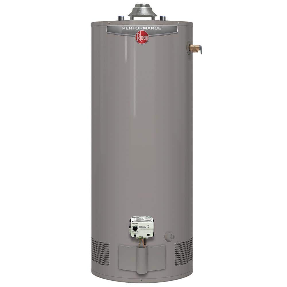 Rheem Performance 40 Gal. Short 6 Year 36,000 BTU Natural Gas Tank ...