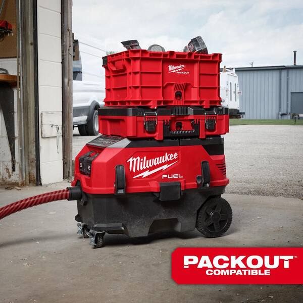 Milwaukee M18 FUEL PACKOUT 9 Gallon Dual-Battery Dust Extractor with ...