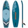 Sudzendf 118 in. Blue PVC Inflatable Stand Up Paddle Board with ...
