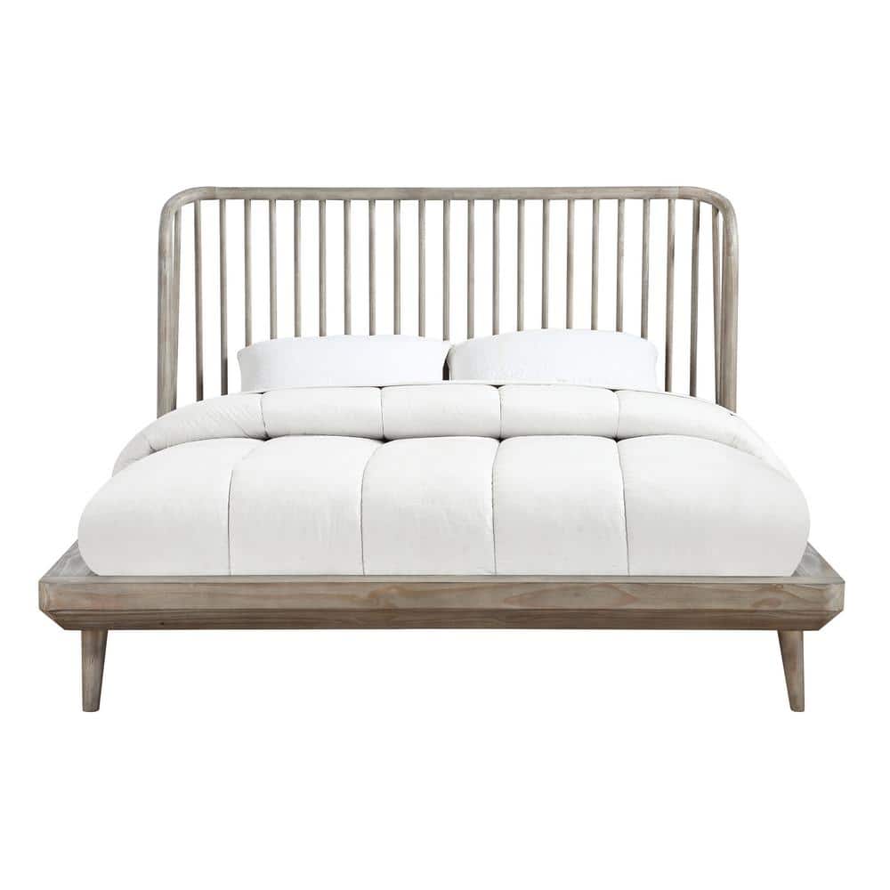 Modus Furniture Spindle Light Wood with All Solid Wood Construction ...