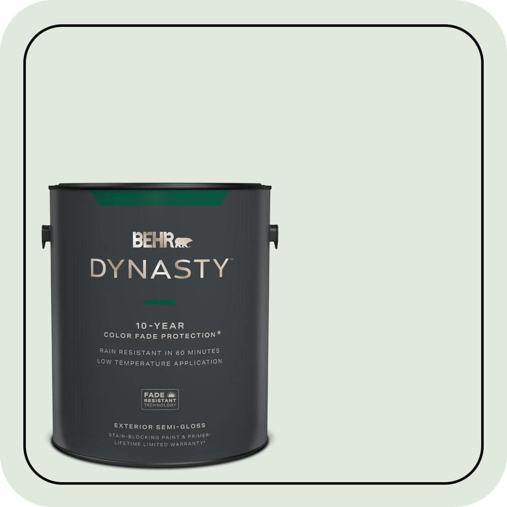 BEHR DYNASTY 1 gal. #450E-1 Shimmer Semi-Gloss Exterior Stain-Blocking ...