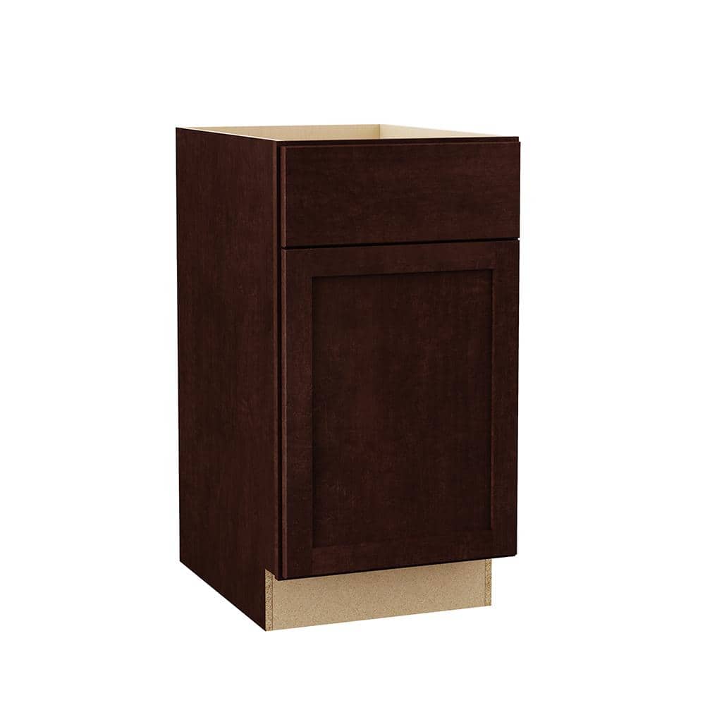 Hampton Bay Shaker 18 in. W x 24 in. D x 34.5 in. H Assembled Double ...