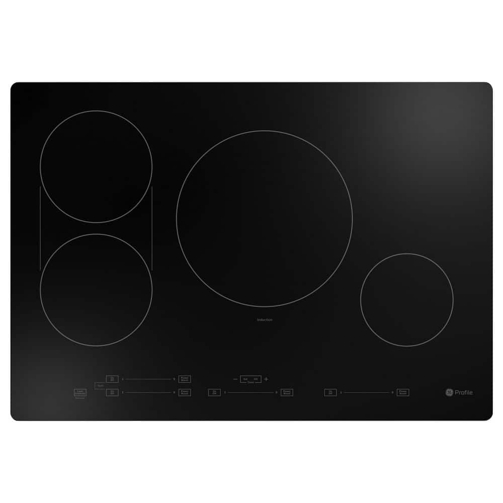 GE Profile 30 in. Buil-In Touch Control Induction Cooktop with 4 Burner ...