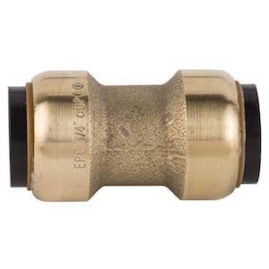 PLUMBFLEX 3/4 in. x 1/2 in. Push to Connect Reducing Coupling Pipe ...