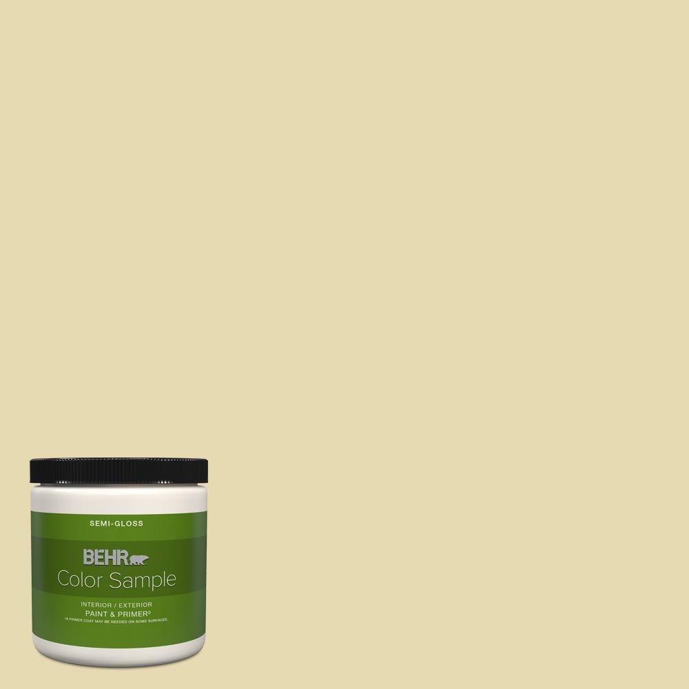 BEHR PREMIUM PLUS 8 oz. #390E-3 Rainforest Dew Semi-Gloss Interior ...