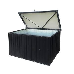 Boosicavelly 344 Gal. Outdoor Metal Storage Deck Box BOSTSTG08-72B ...