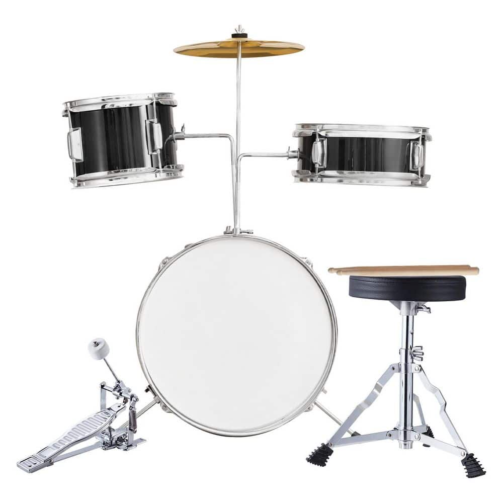 SKYSHALO Kids Drum Set, 3-Piece, 14 in. Beginner Drum Set with ...