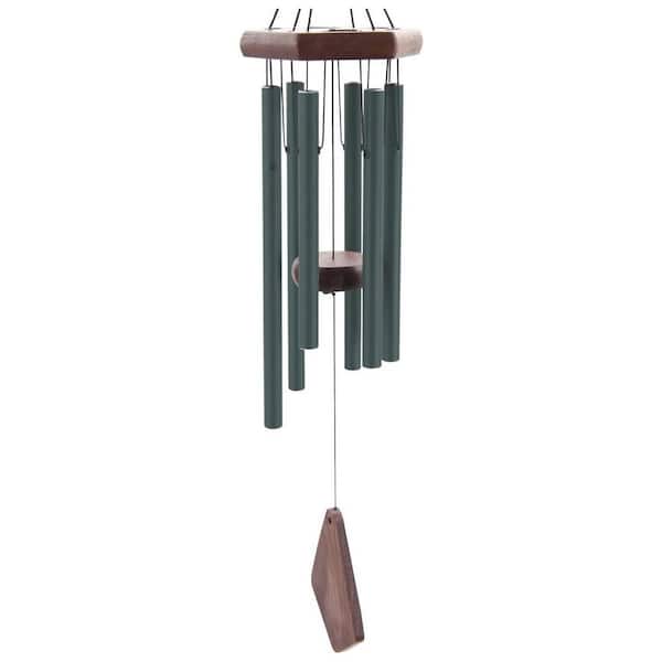 Green Small Outdoor Wind Chimes-Tuned Soothing Melody for Sympathy and ...