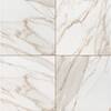 MSI Aviva Calcatta 24 in. x 24 in. Matte Ceramic Marble Look Floor and ...