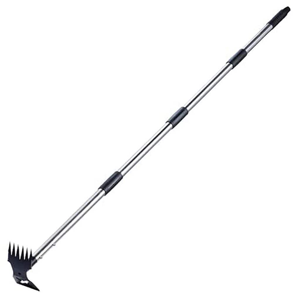 Misopily 60 in. Weeder Manual 2 in 1 Hand Weed Rake and Garden Hoe ...