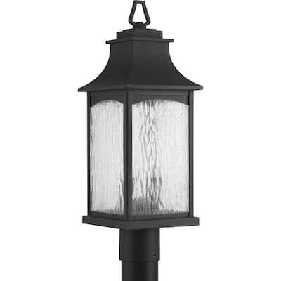 Progress Lighting Maison Collection 1-Light Textured Black Water Seeded ...