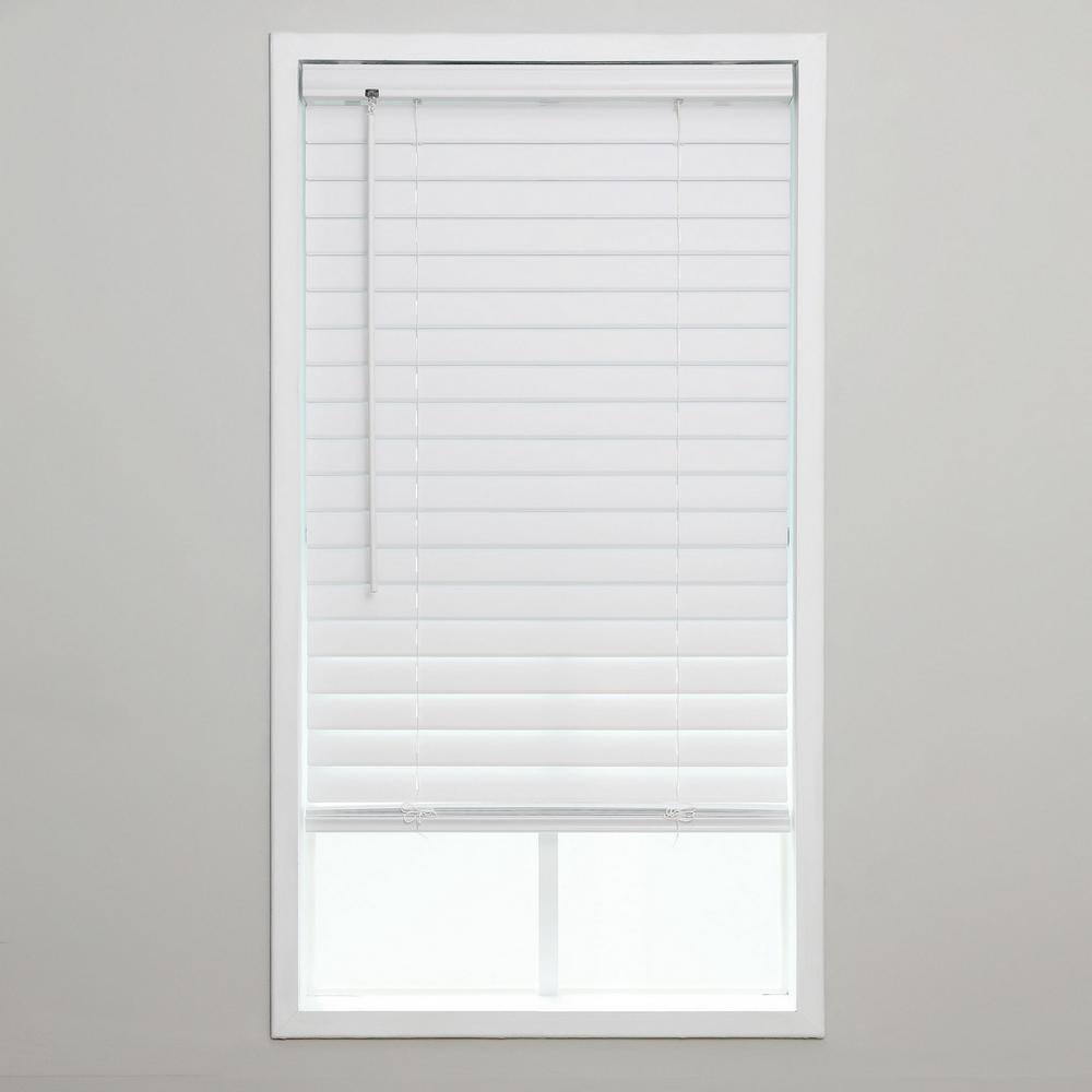 Reviews for Eclipse White Cordless Room Darkening Venetian Vinyl Blinds ...