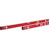 Milwaukee 24 in./48 in. REDSTICK Compact Box Level Set MLCMS48 - The ...