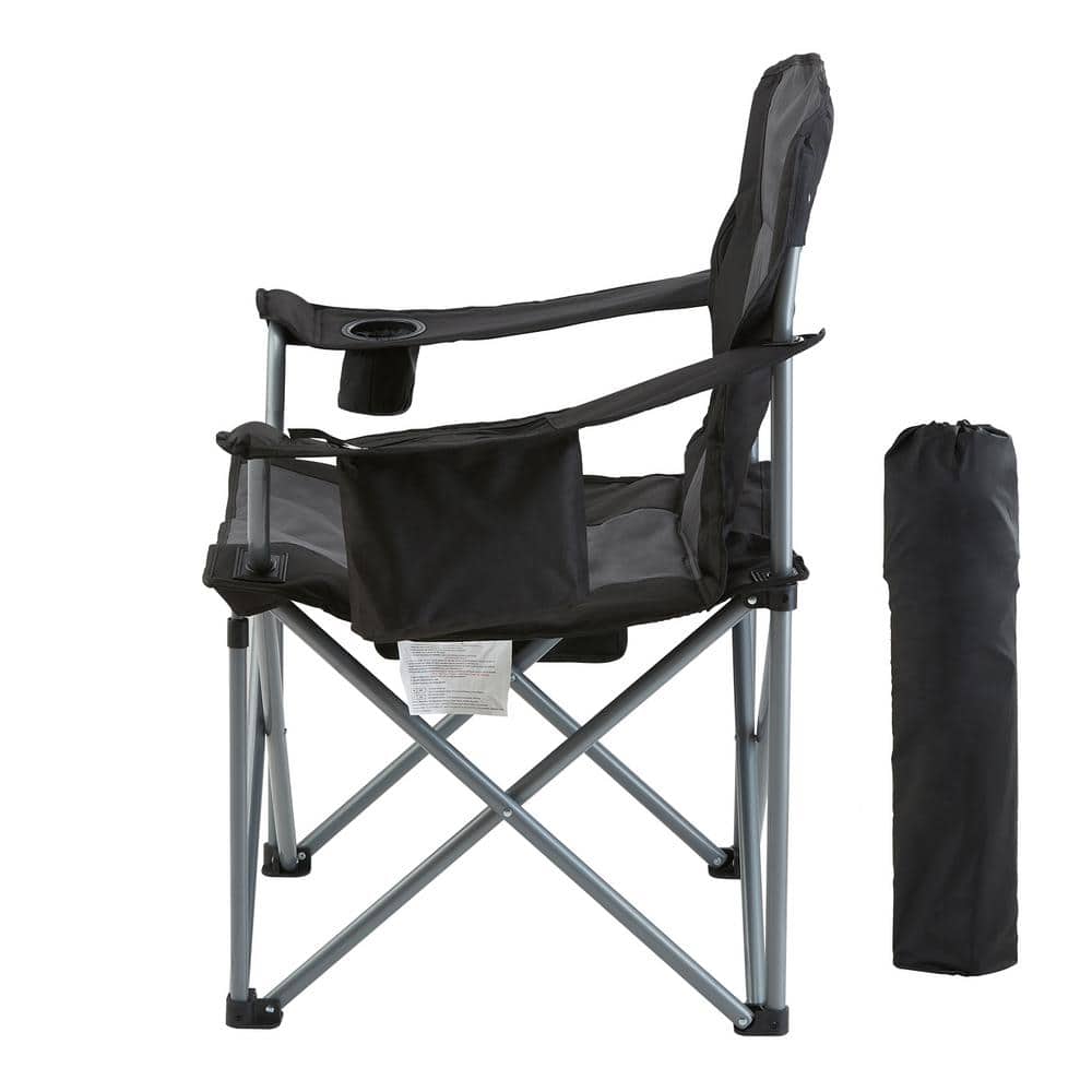 SVOPES Camping Folding Chair for Adults Portable Heavy Duty Lumbar Back ...