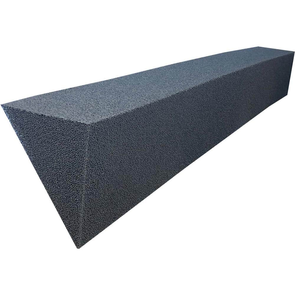 GutterFoam PRO FR 4 ft. Foam Filter Plastic Gutter Guard for 5 in. K ... GutterFoam PRO FR 4 ft. Foam Filter Plastic Gutter Guard for 5 in. K ...