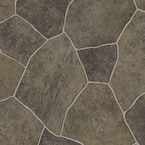 TrafficMaster Harbor Slate Neutral Stone Residential Vinyl Sheet ...