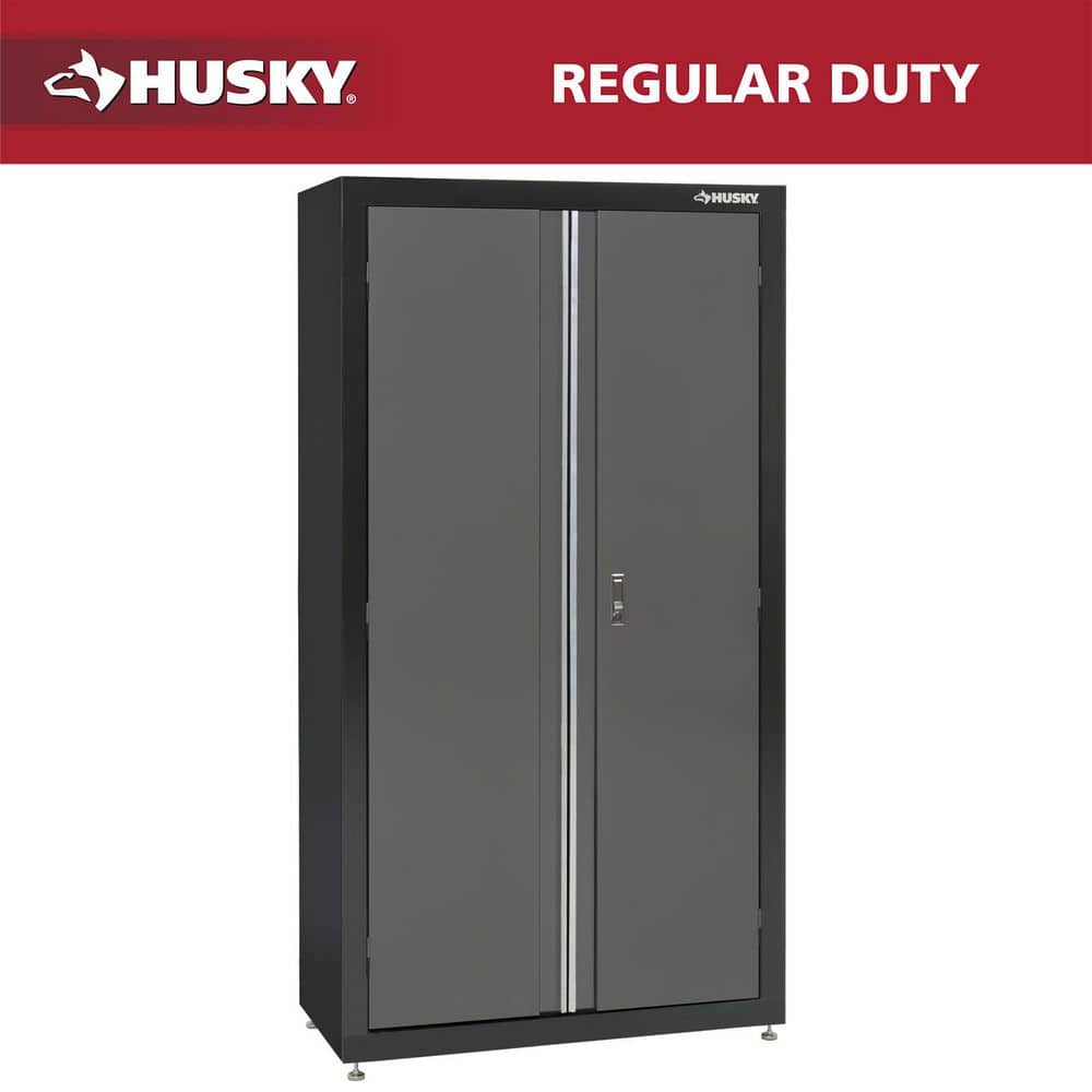 Reviews for Husky Regular Duty 36 in. W x 72 in. H x 18 in. D 4-Shelf ...