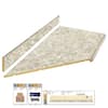 Hampton Bay 8 ft. Left Miter Laminate Countertop Kit Included in Spring ...