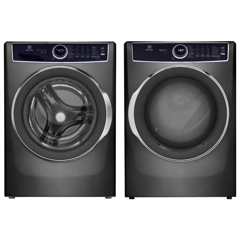 Electrolux 4.5 cu. ft. Front Load Washer with LuxCare Wash and 8.0 cu ...