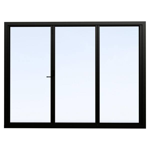 ARK DESIGN 108 in. x 80 in. Right Swing/Outswing Double Tempered Glass ...